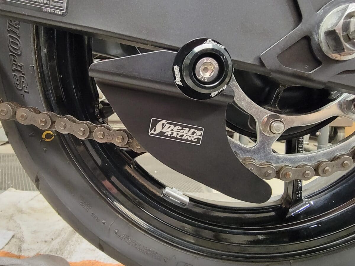 Kawasaki ZX400rr motorcycle shark fin