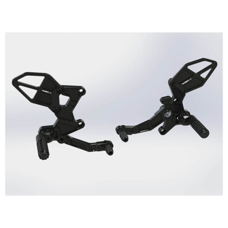 Vortex Adjustable Rearsets V3 2.0 Kawasaki Ninja 400 2018/2021