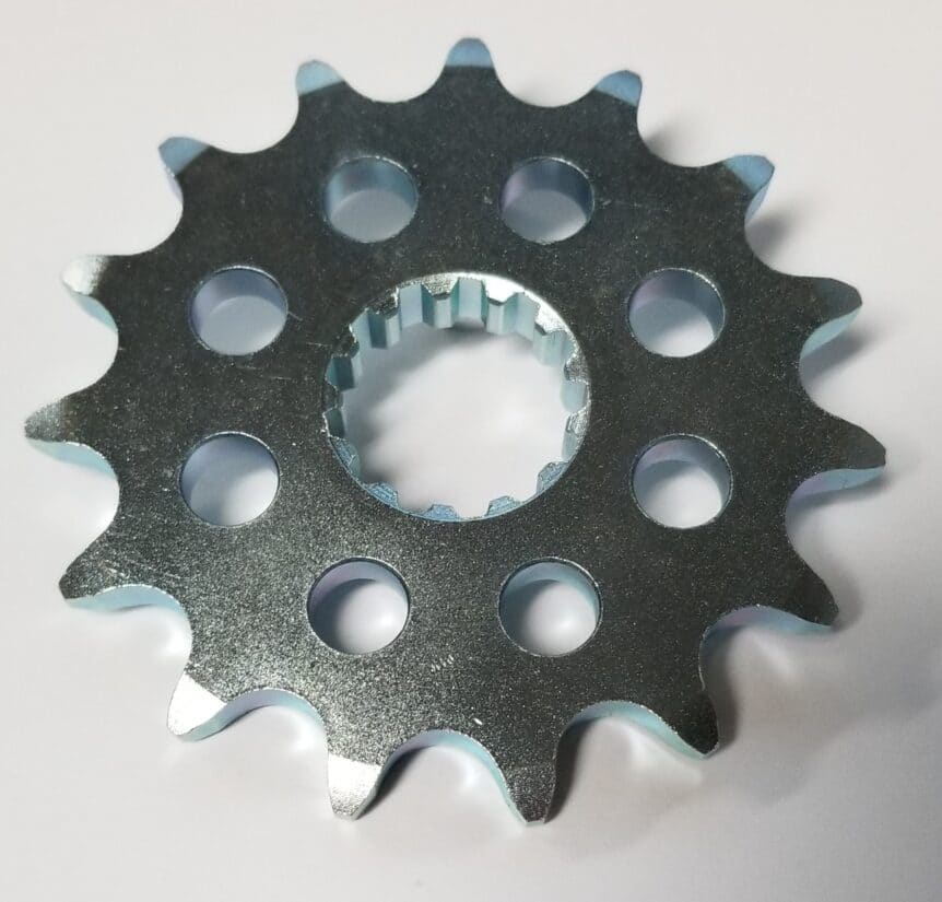 520 lightweight drilled sprocket to remove the rotational mass