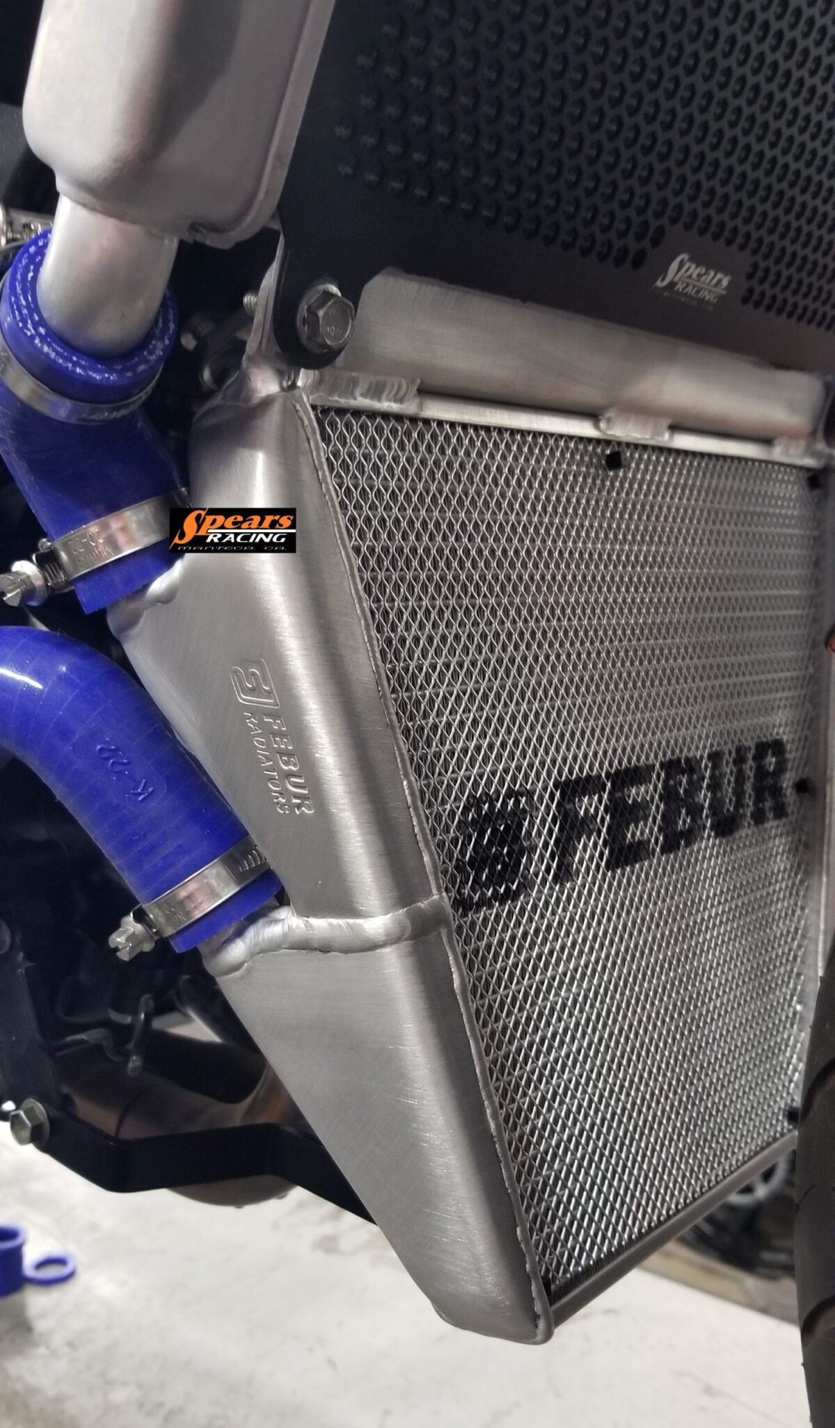 Febur Kawasaki Ninja 400 Auxiliary Radiator 2018 > Spears Racing