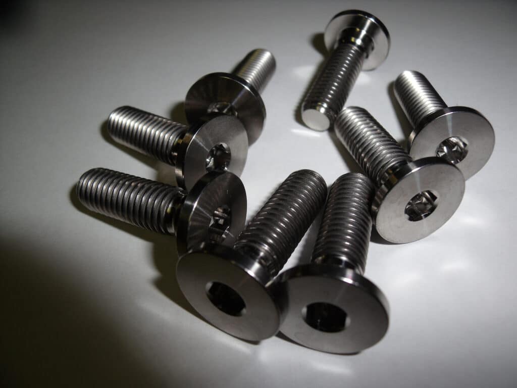 Kawasaki Ninja 500cc Titanium Rotor Bolts Spears Racing