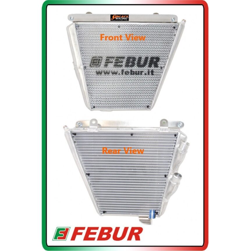 Febur Kawasaki Ninja 400 Auxiliary Radiator 2018 > Spears Racing