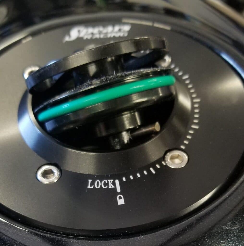 Billet Fuel Cap Kawasaki Ninja 500/Z500 Quick Release, Keyless