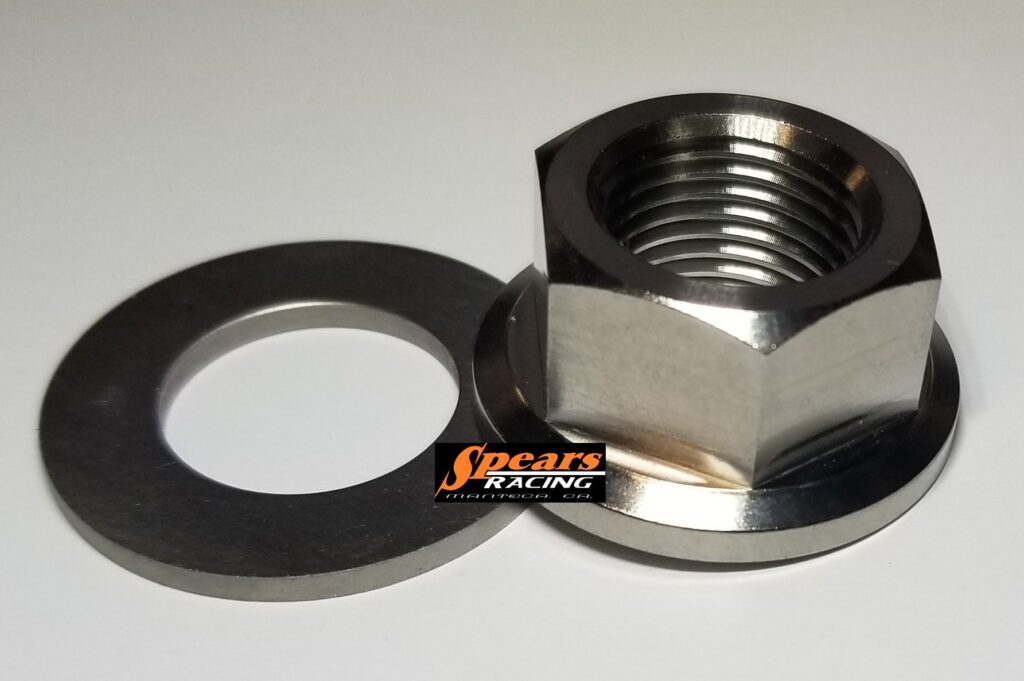 Kawasaki Ninja 250/300 STD. Titanium Axle Nut Kit Spears Racing