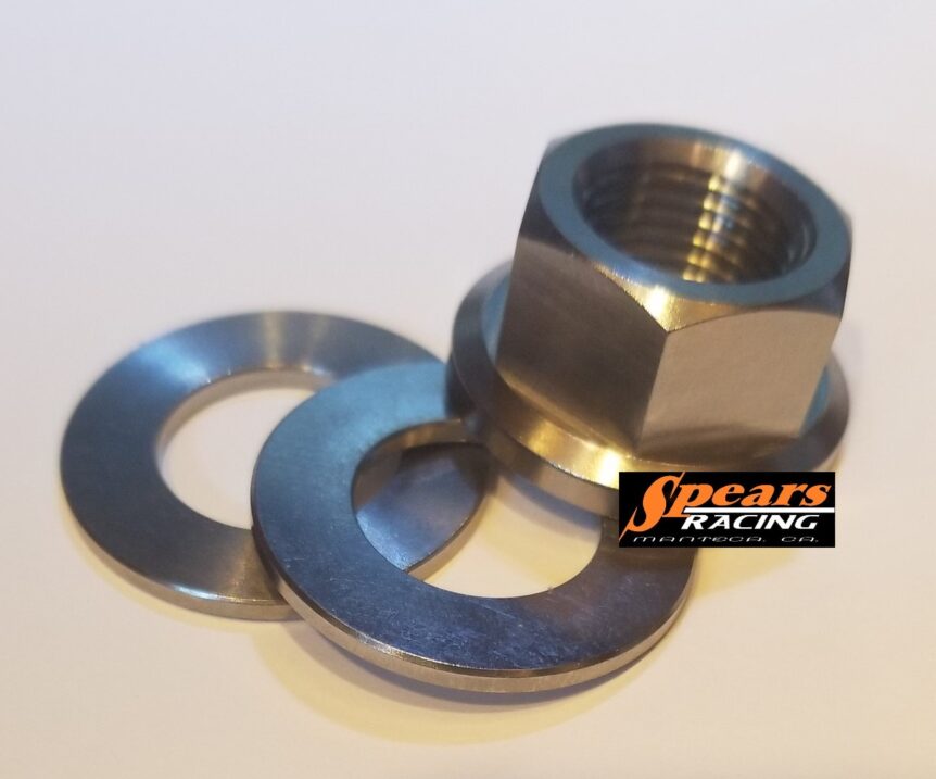 Yamaha YZFR-3 Titanium Axle Nut Kit Spears Racing