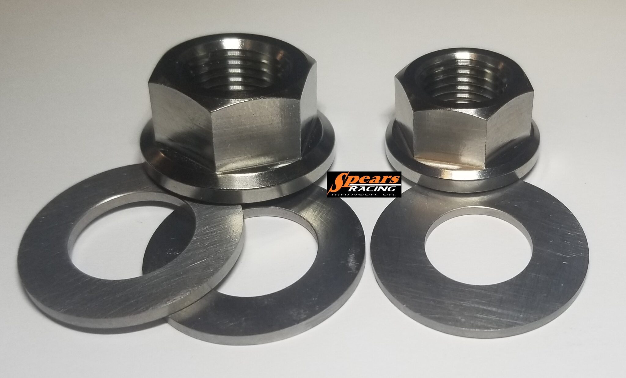 Kawasaki Ninja 250/300 STD. Titanium Axle Nut Kit Spears Racing