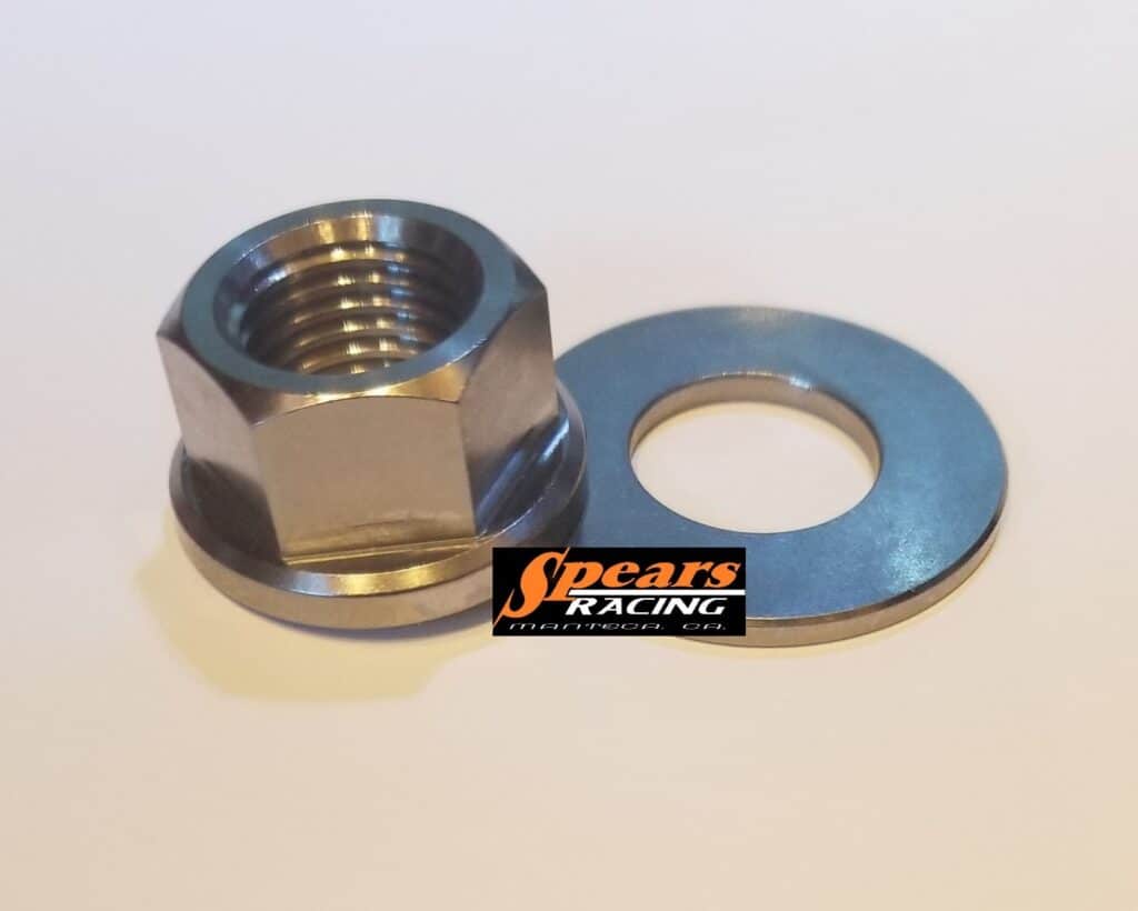 Kawasaki Ninja 250/300 STD. Titanium Axle Nut Kit Spears Racing