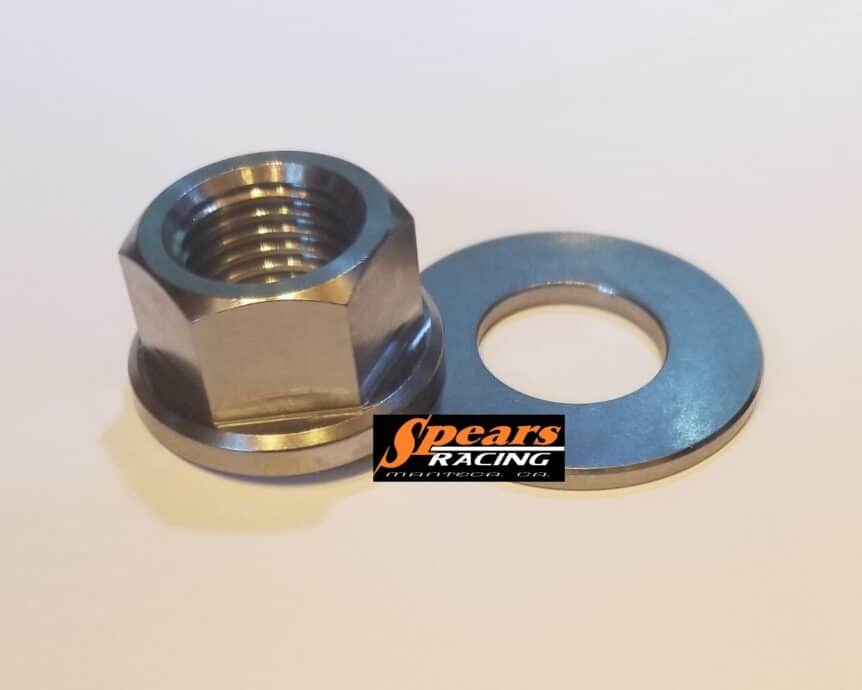Yamaha YZFR-3 Titanium Axle Nut Kit Spears Racing
